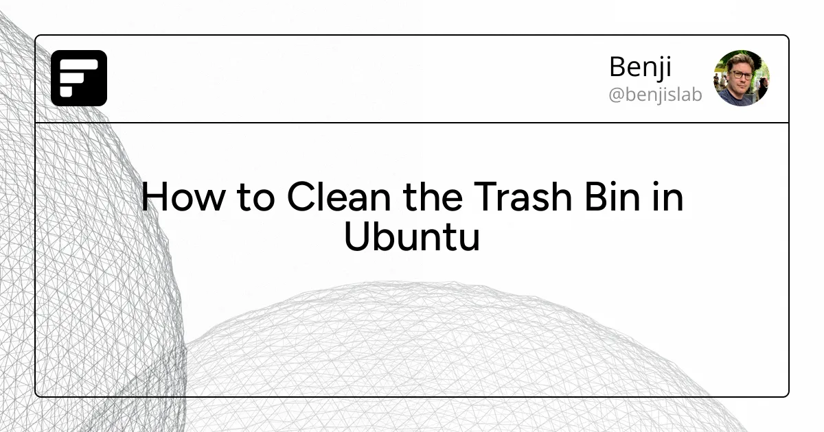 How to Clean the Trash Bin in Ubuntu