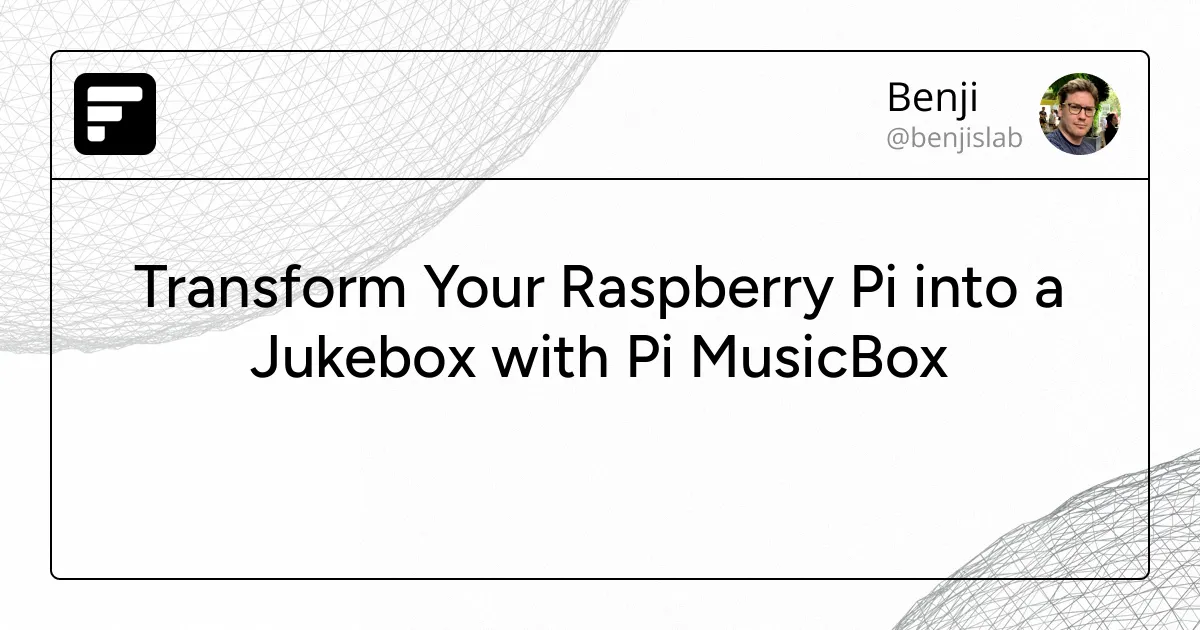 Transform Your Raspberry Pi into a Jukebox with Pi MusicBox