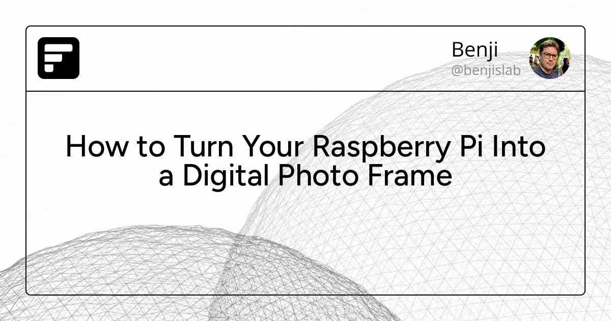 How to Turn Your Raspberry Pi Into a Digital Photo Frame